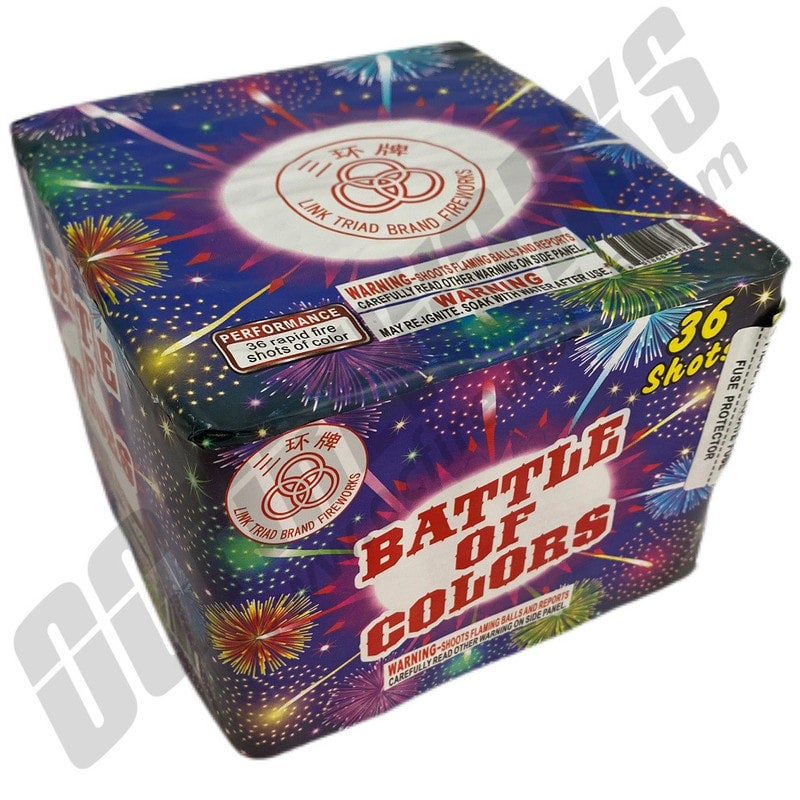 Battle of Colors 36 shot | Loud and Rowdy Fireworks